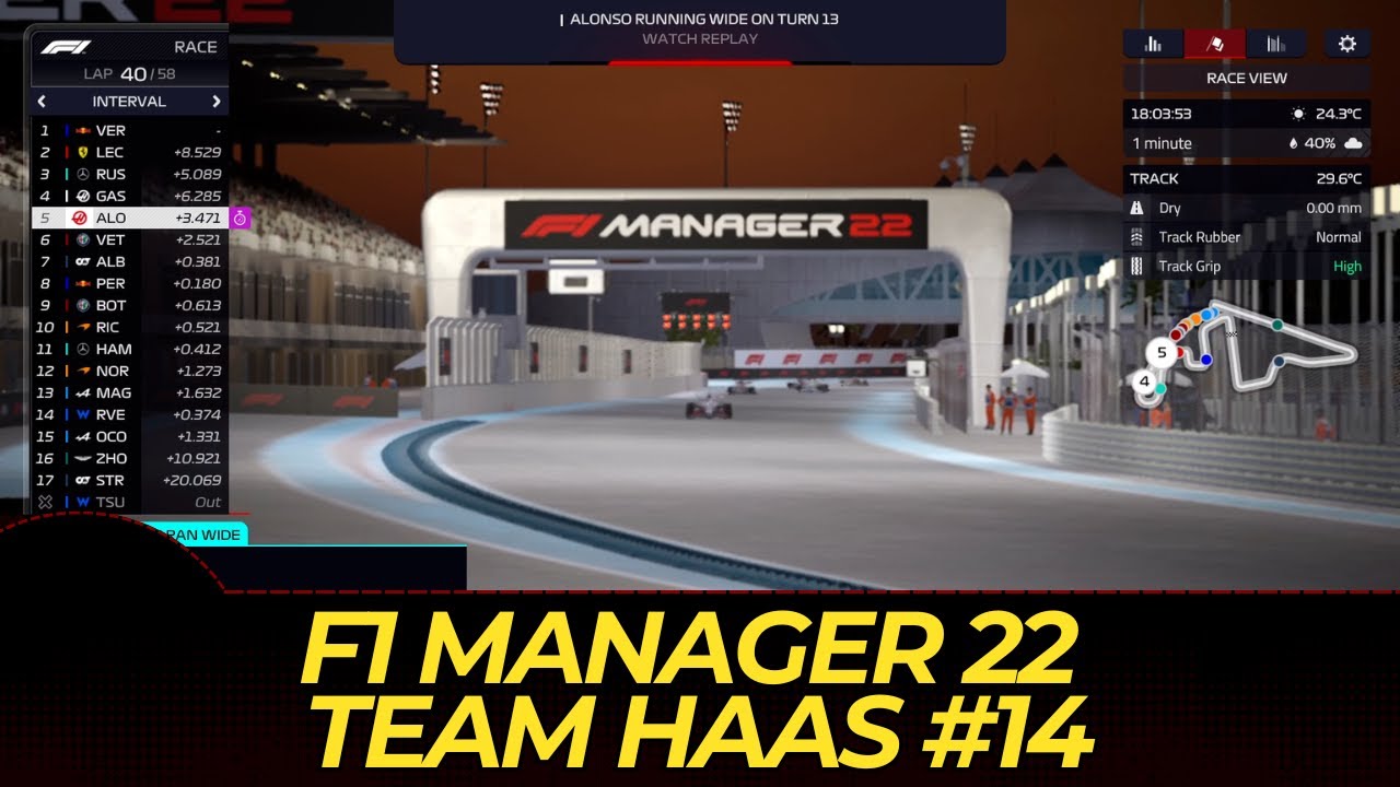 Our First Title - F1 Manager 2022 Haas Part 14 (No Commentary) - YouTube
