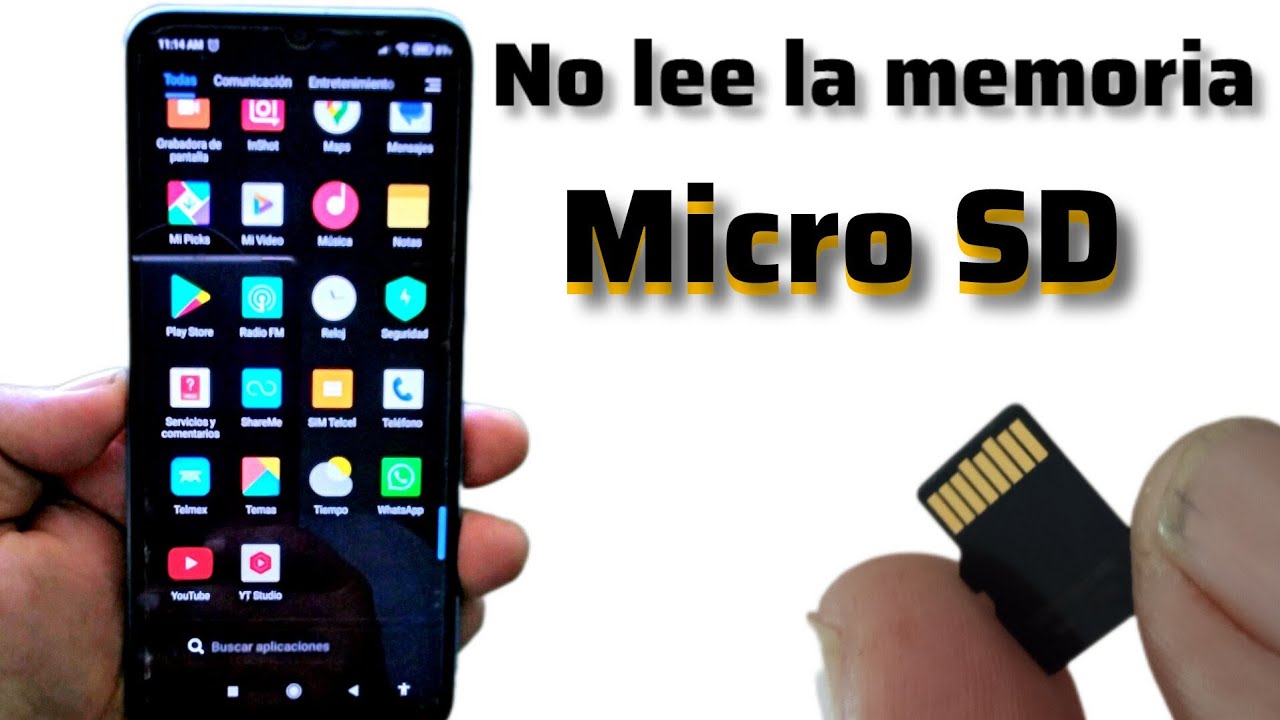 Mi celular no reconoce mi tarjeta micro sd - YouTube