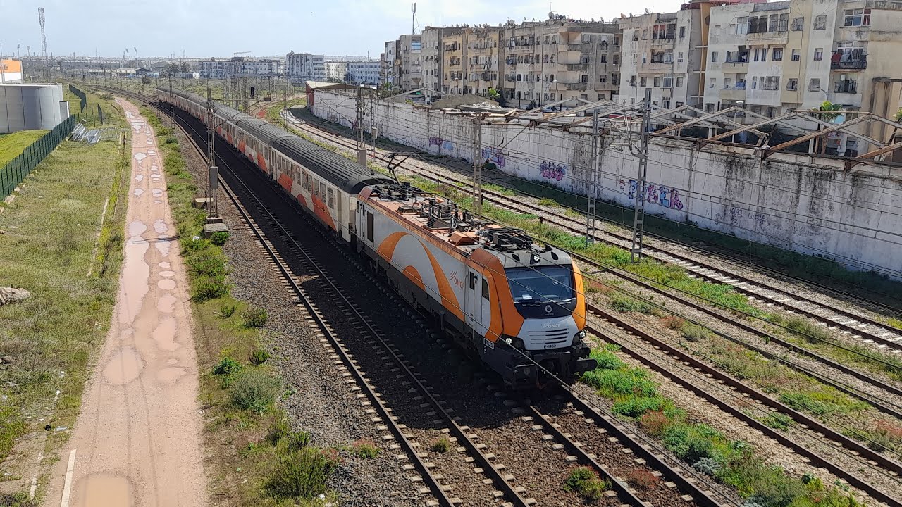 Alstom E-1462 assure Al Atlas N°112 vers Marrakech 🏻. - YouTube