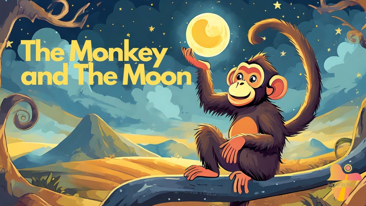 The Monkey and The Moon | Kids Stories | Just Imagine Kids Stories #kidsstories #bedtimestories ...