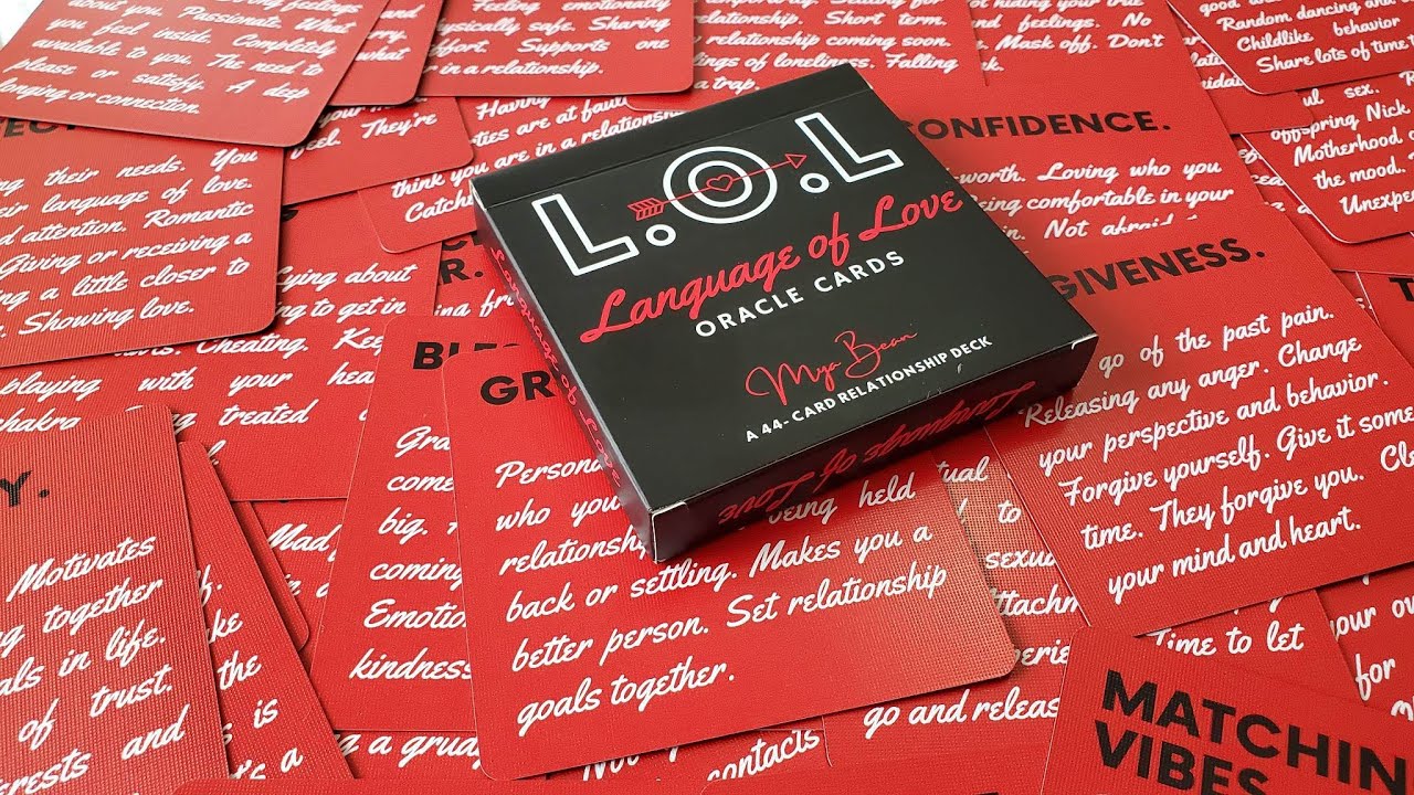 Flip Through & Review Of The Language Of Love Oracle Cards!🥰 - YouTube