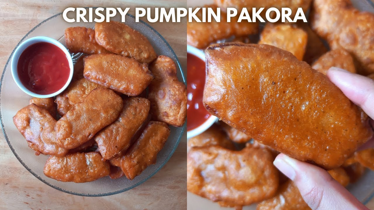 Crispy Pumpkin Pakora Recipe for Iftar - YouTube