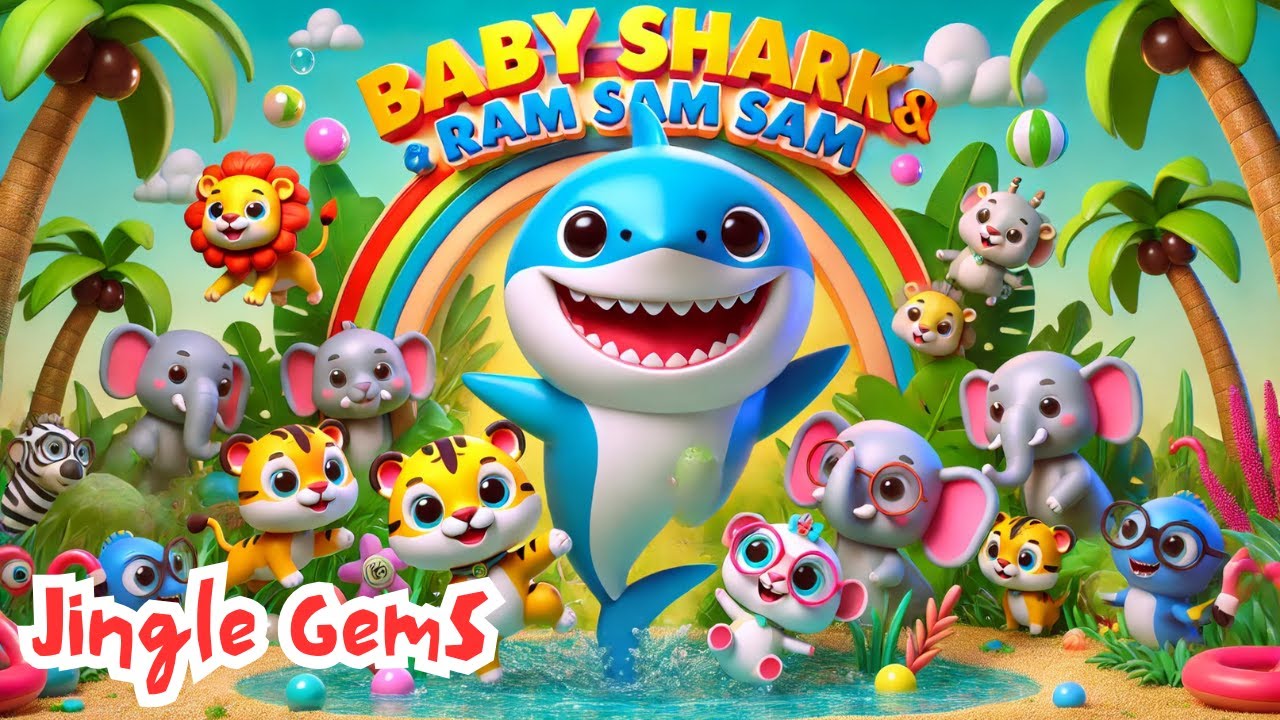 Baby Shark & Ram Sam Sam | Jingle Gems Nursery Rhymes & Kids Songs # ...