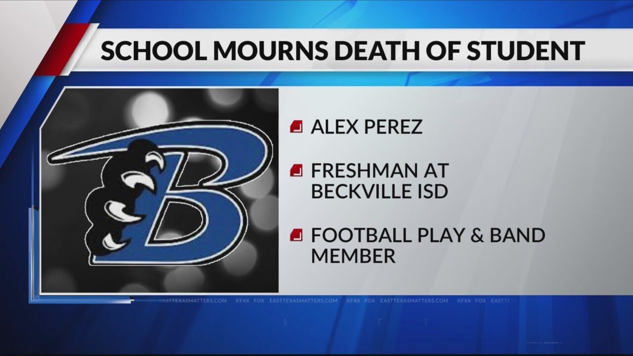 Beckville community mourns loss of freshman student - YouTube