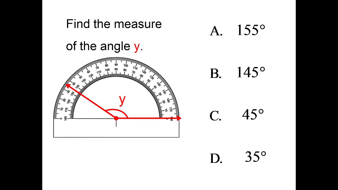 Measure Angle y - YouTube