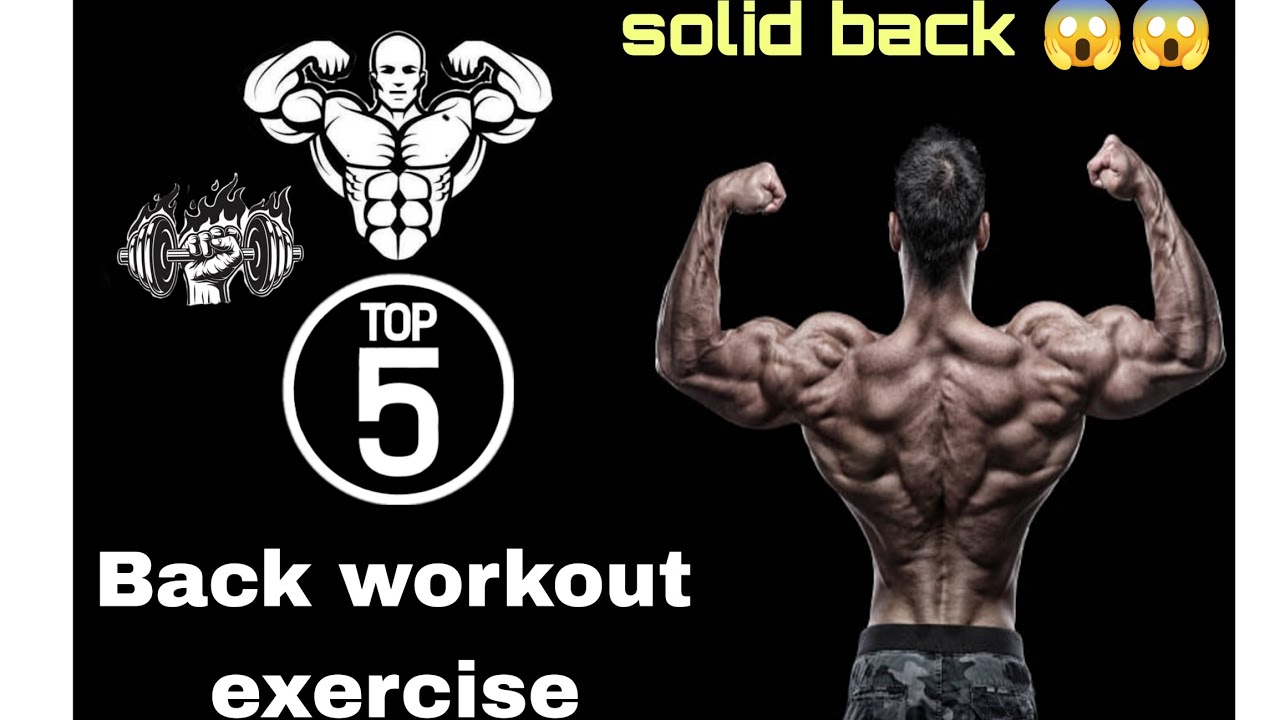 5 Exercises to Build a back fast || gym back workout exercises | how to ...