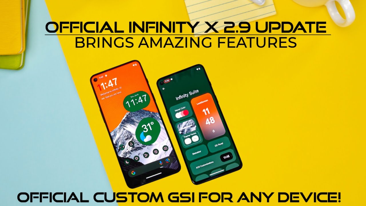 😱 infinity X 2.9 custom gsi rom for all devices 🚀 - YouTube