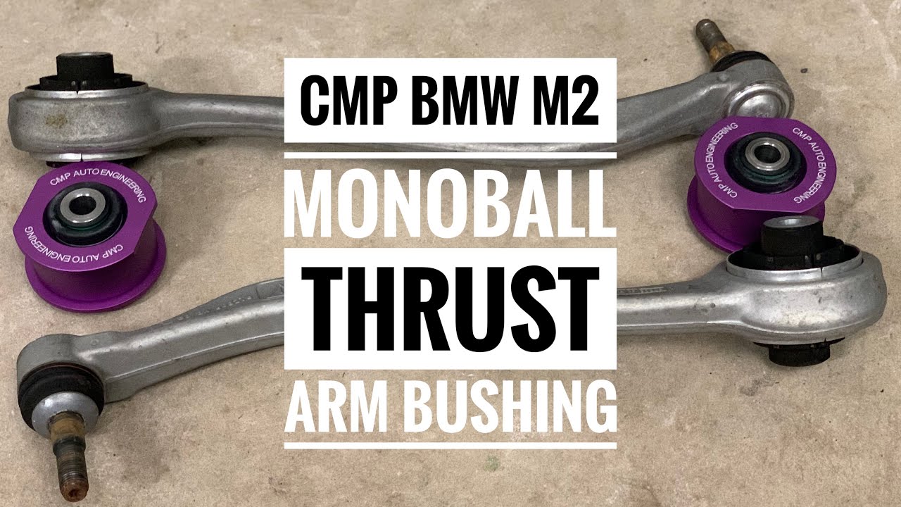 How to Install BMW M2 M3 M4 Thrust Arm Monoball Spherical Bushings ...