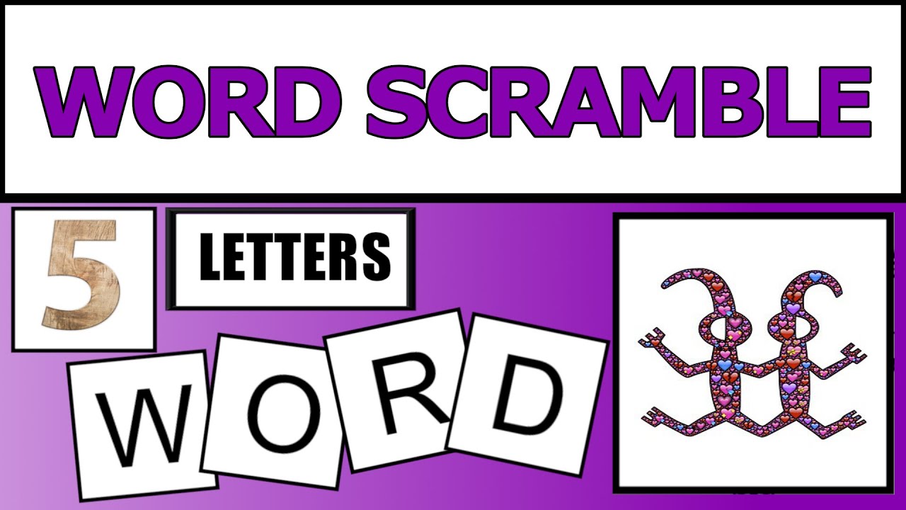 Scrambled Words Games | Jumbled Word Game | Guess the Word Game | Word ...