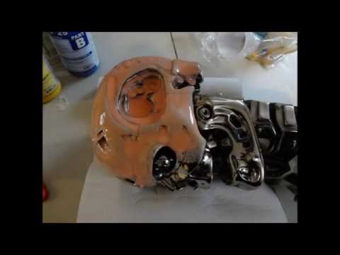 How to make Terminator endoskull part - YouTube