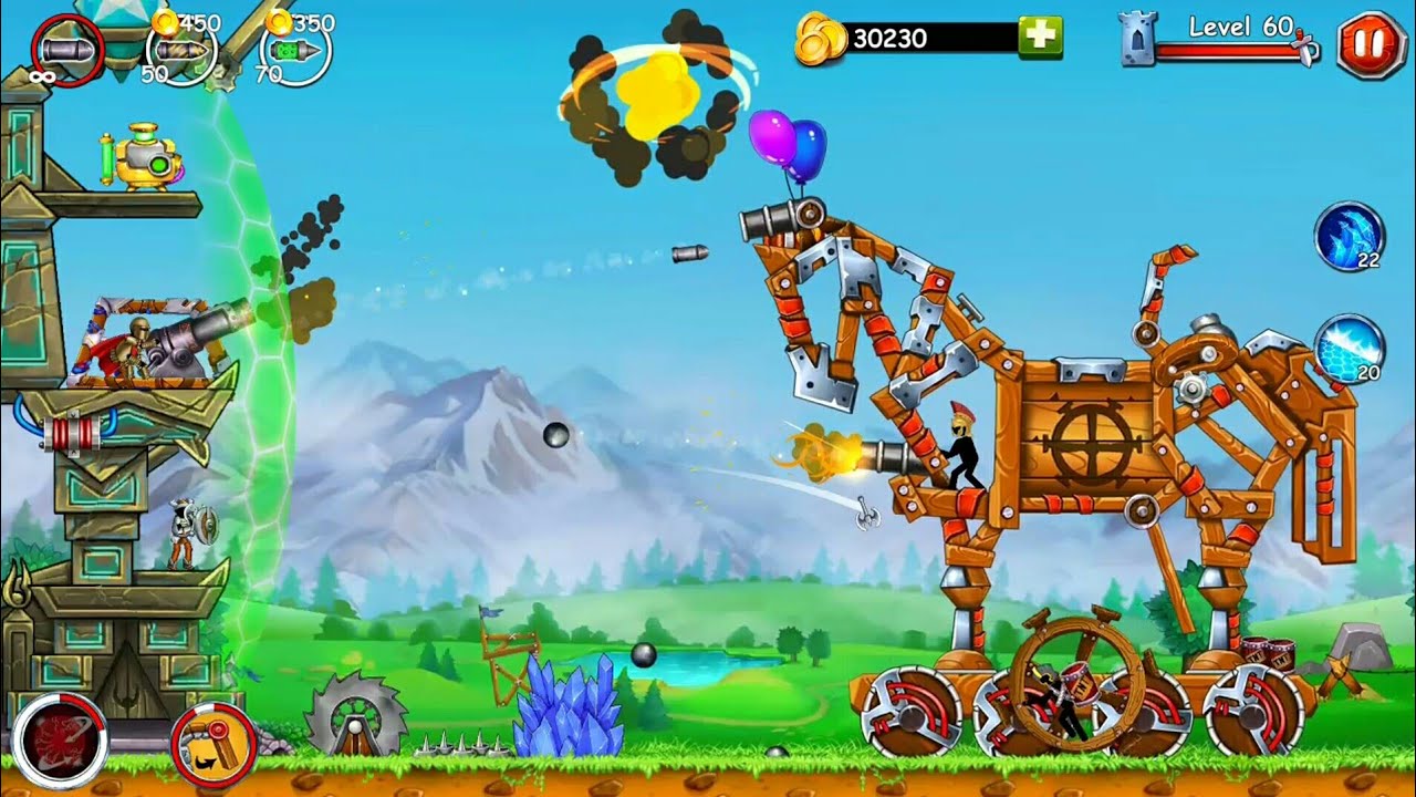 The Catapult 2 | Level 60 | New Boss | Version 4.0.0 - YouTube