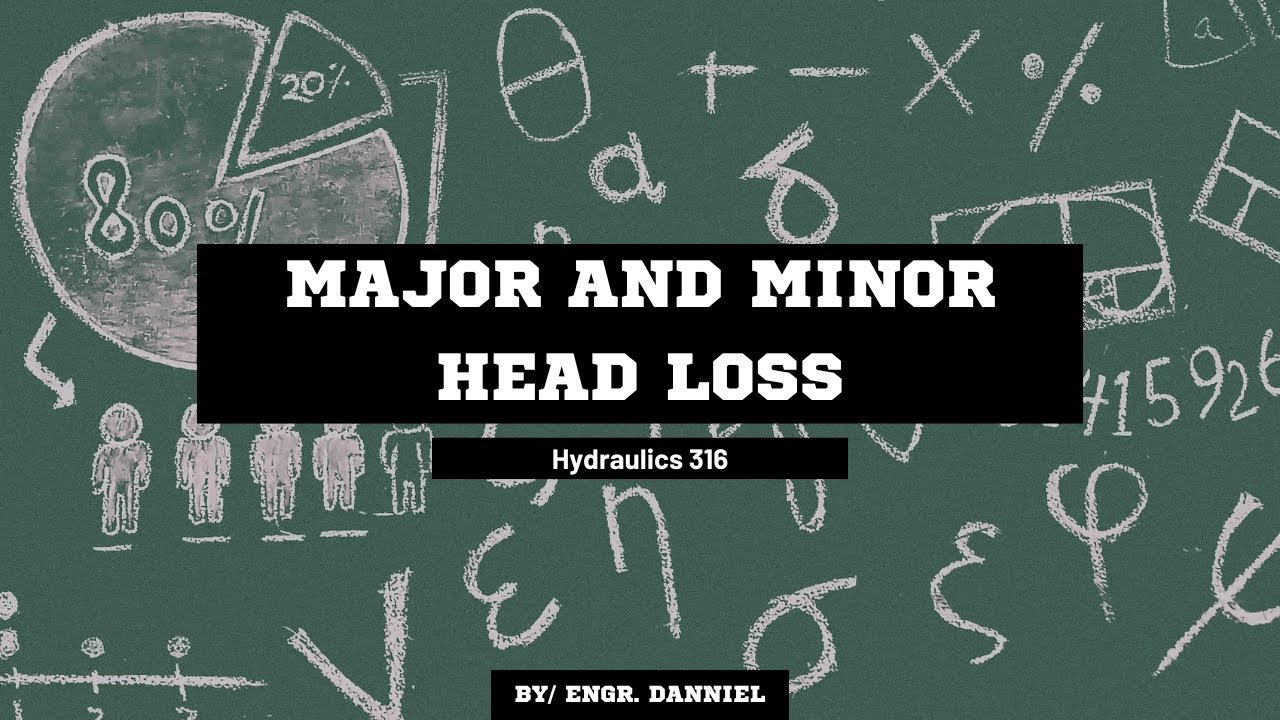 Major and Minor Head losses on Pipes (Hydraulics 316) BISAYA-ENGLISH ...
