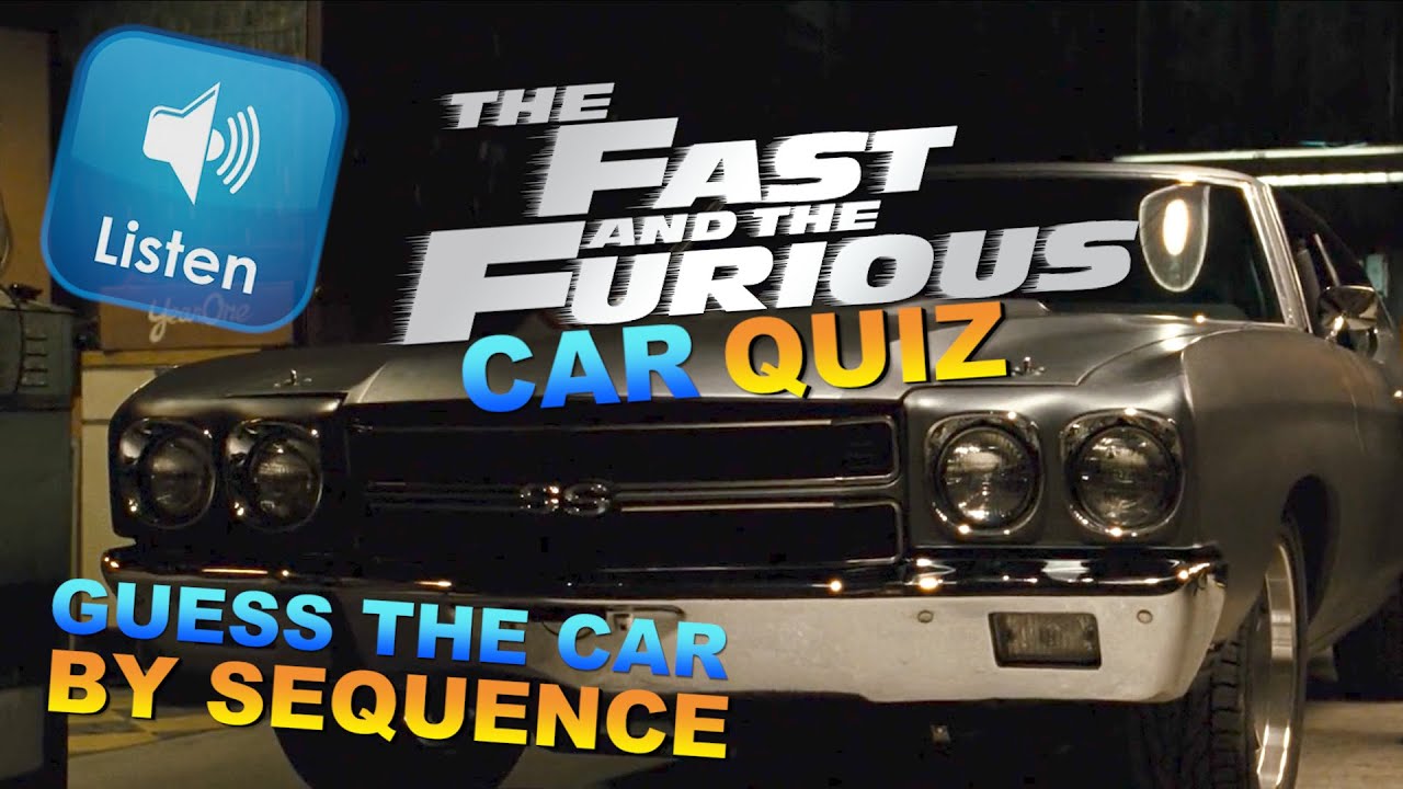 The Fast and the Furious Car Quiz - YouTube