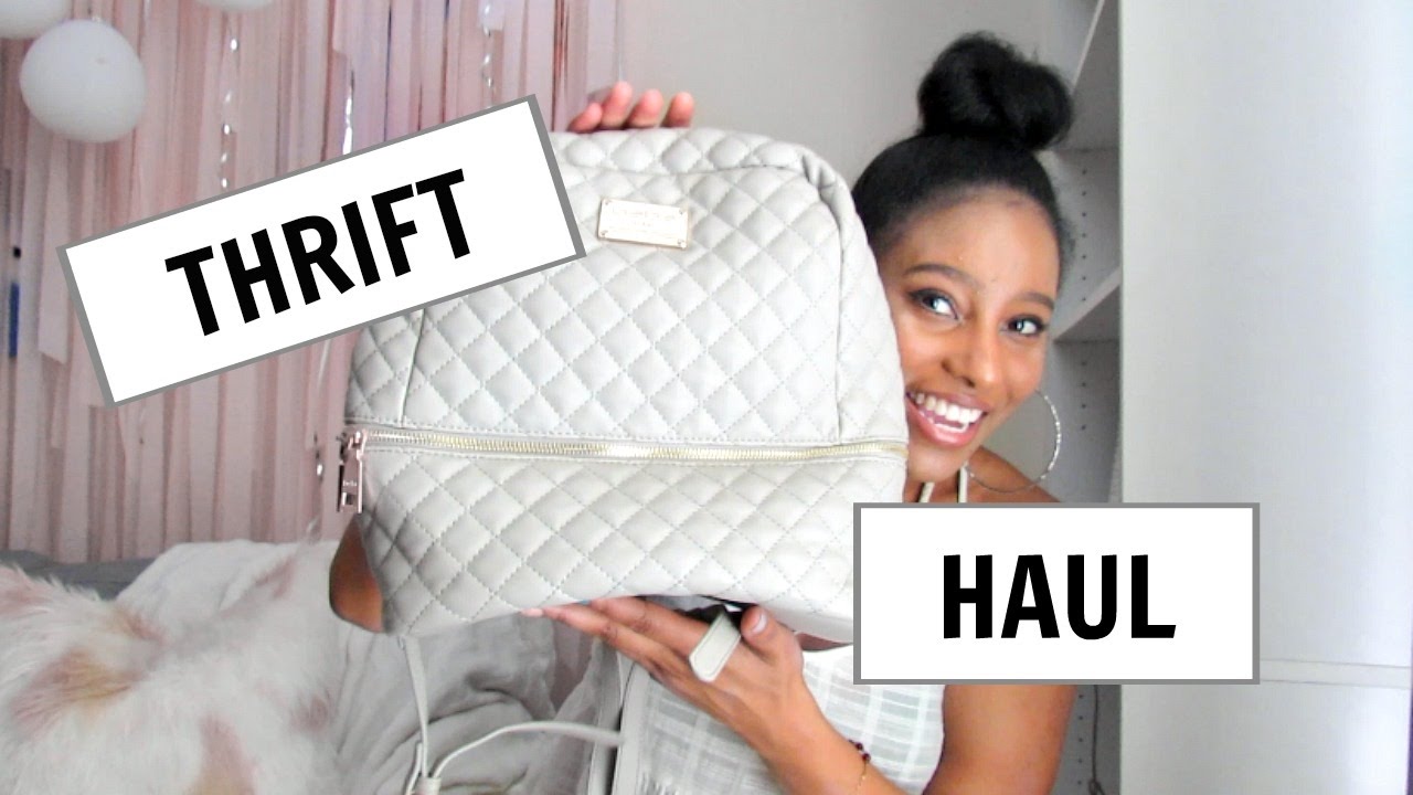HUGE TRY-ON THRIFT HAUL 2017 - YouTube