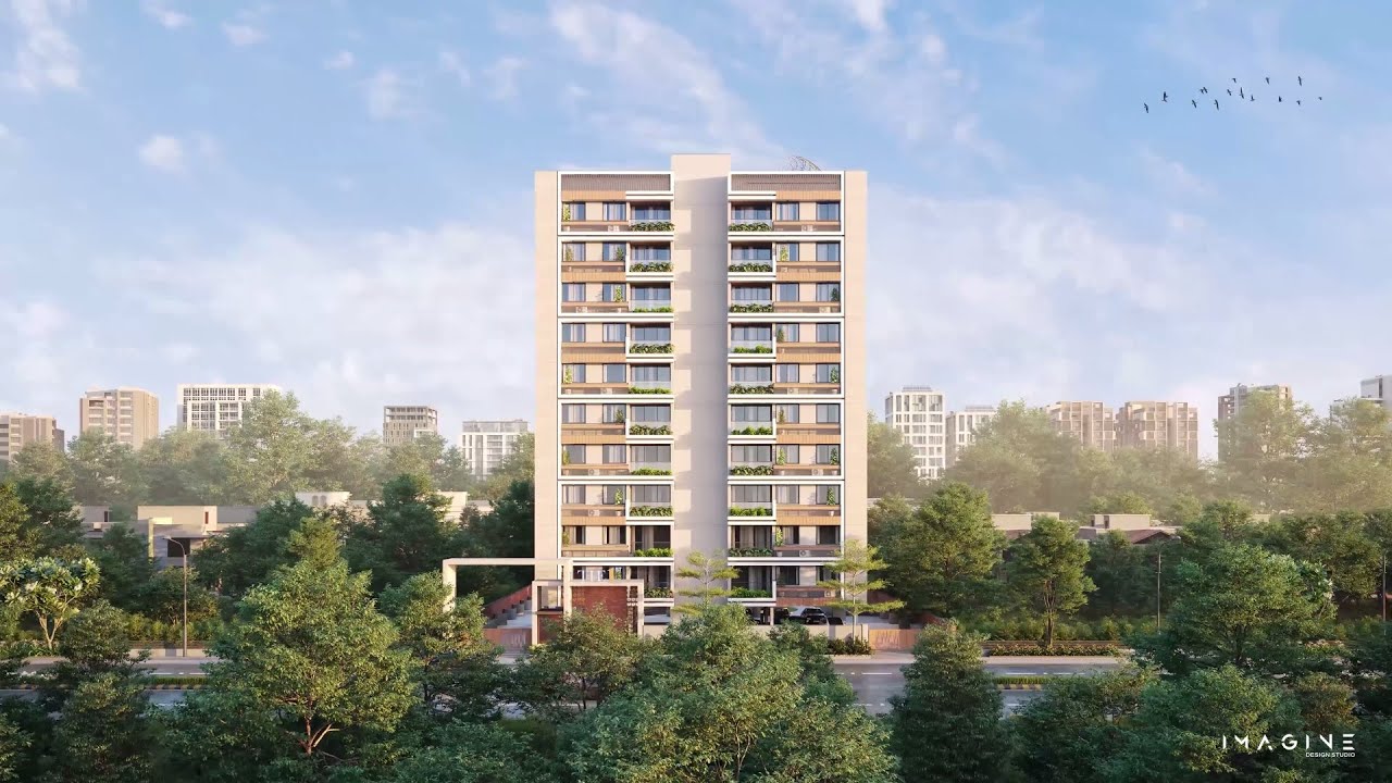 3D Architectural Journey Through The First High Rise - YouTube