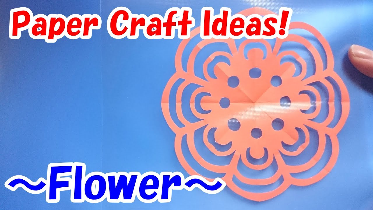 How To Make Origami,Kirigami Flower Tutorial! Paper Crafts DIY Ideas ...
