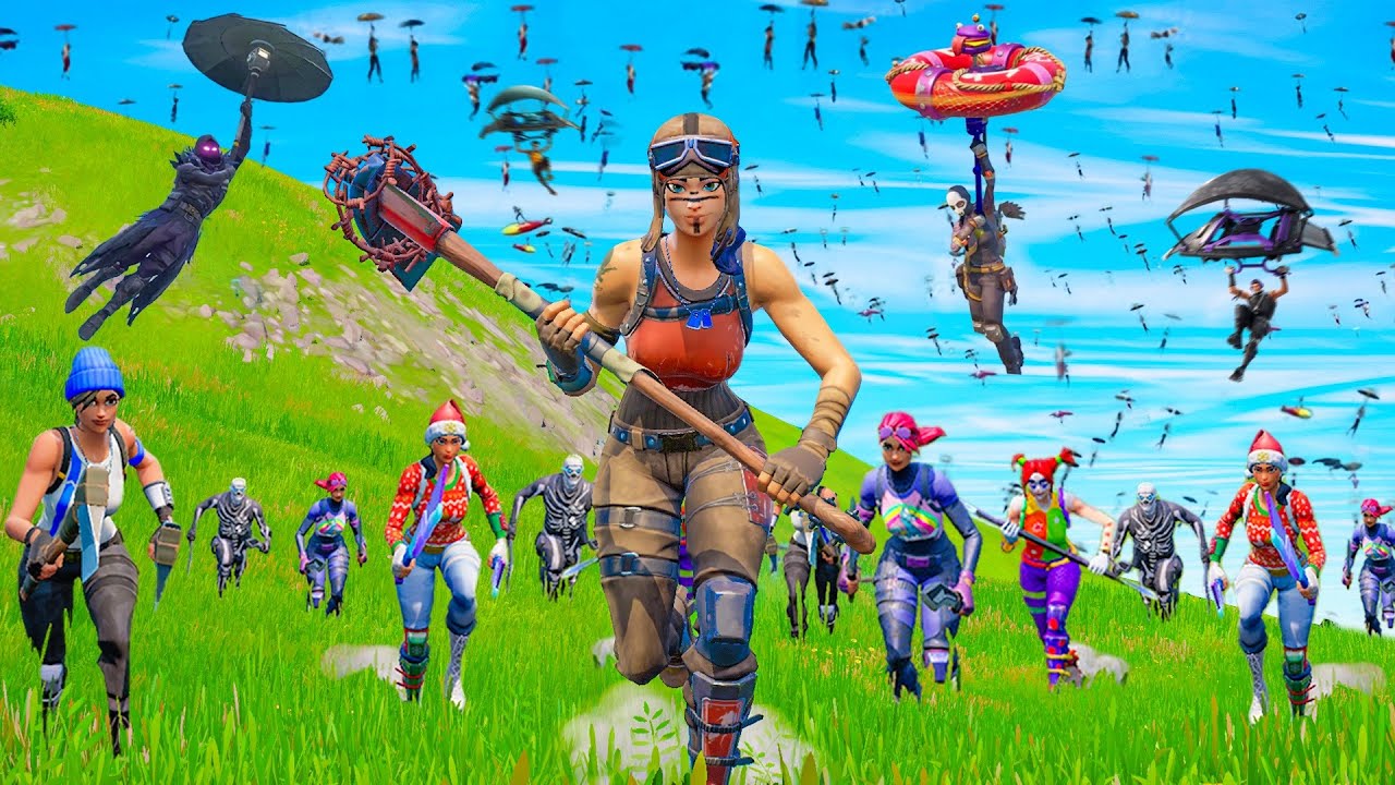 The Entire Fortnite Lobby Hunted Me - YouTube