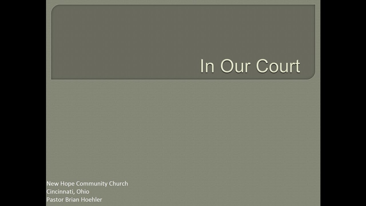 09/06/15 Sermon - In Our Court - YouTube