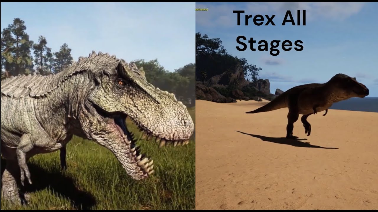 !Trex All Stages Adult & Sub Adult & Juv And Hypo The Isle Evrıma ...