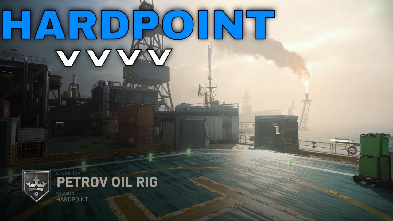 Call Of Duty Modern Warfare Petrov Oil Rig Hardpoint Gameplay (No ...