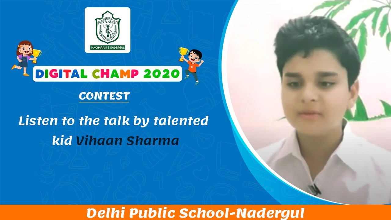 Brief Talk about Hobbies By VIHAAN SHARMA | DPS NADERGUL | Digital ...