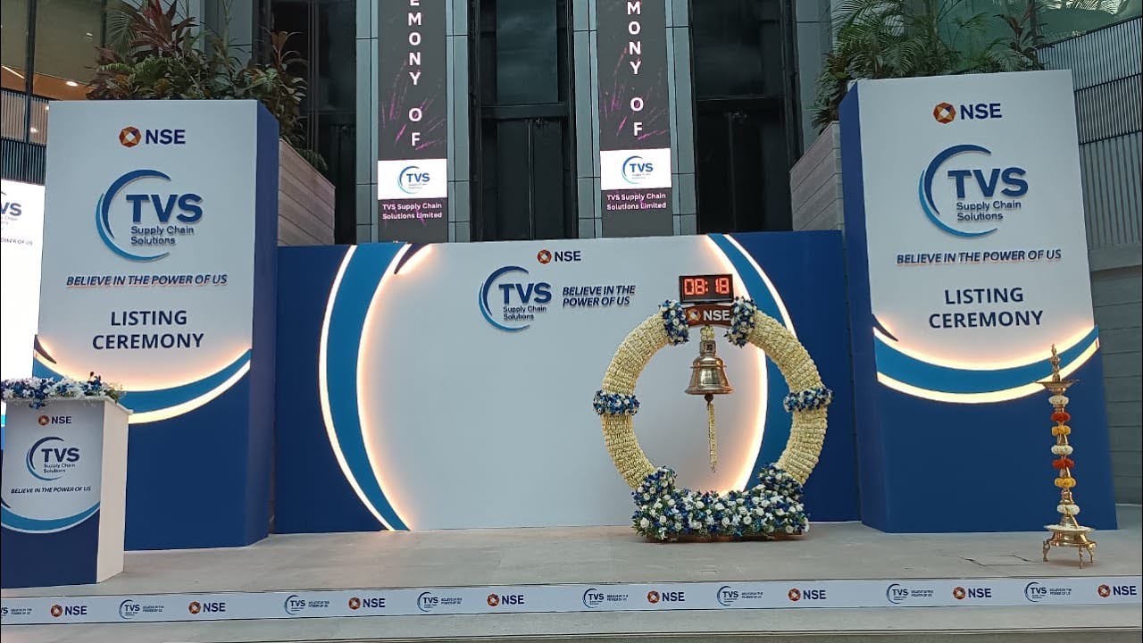 Listing Ceremony of TVS Supply Chain Solutions Limited - YouTube