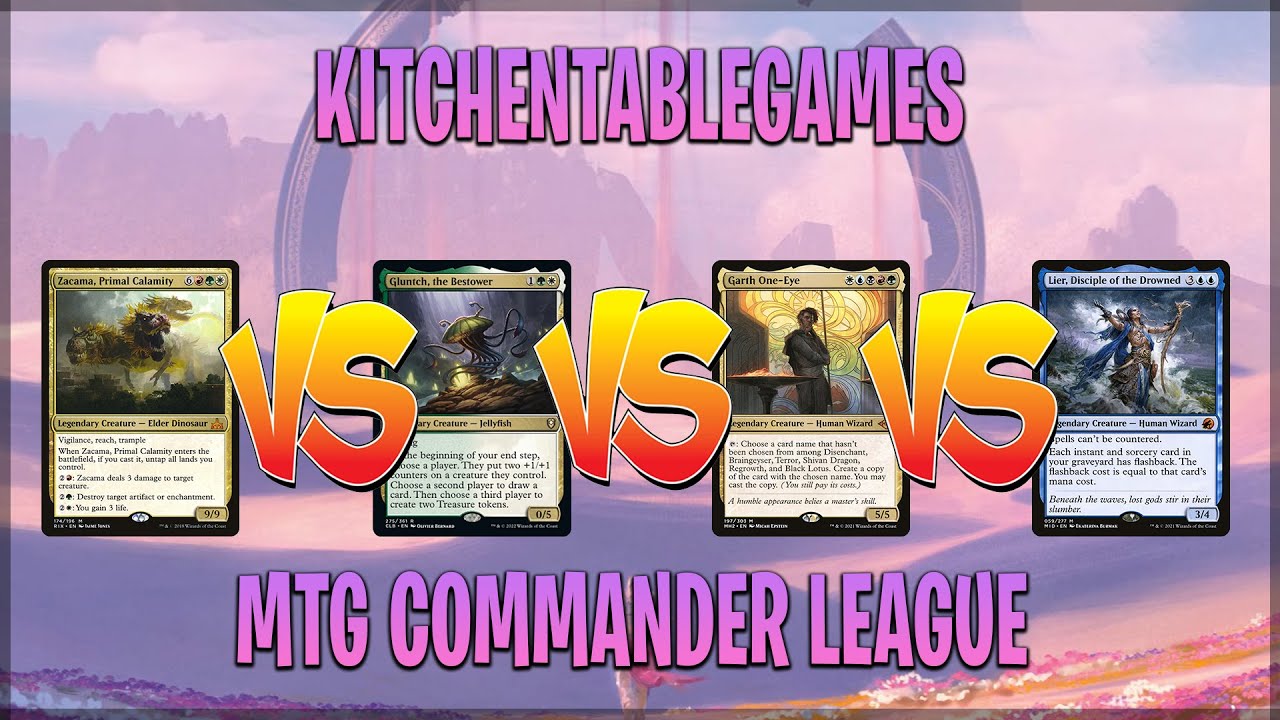 Gluntch V Garth One-Eye V Zacama V Lier - MTG Commander Gameplay ...