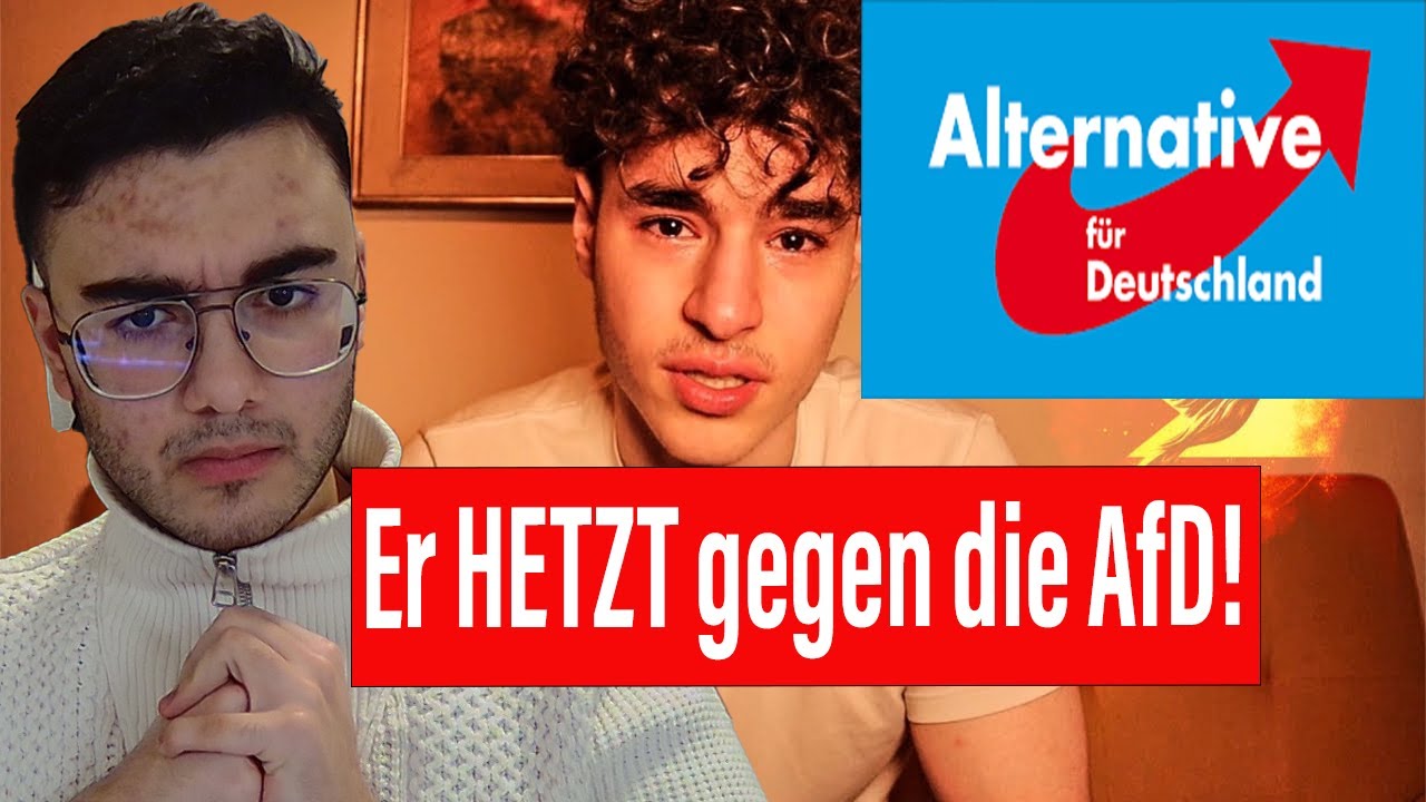 Ahmad HETZT gegen die AfD 🇩🇪💙! | BlueTiger reagiert! - YouTube