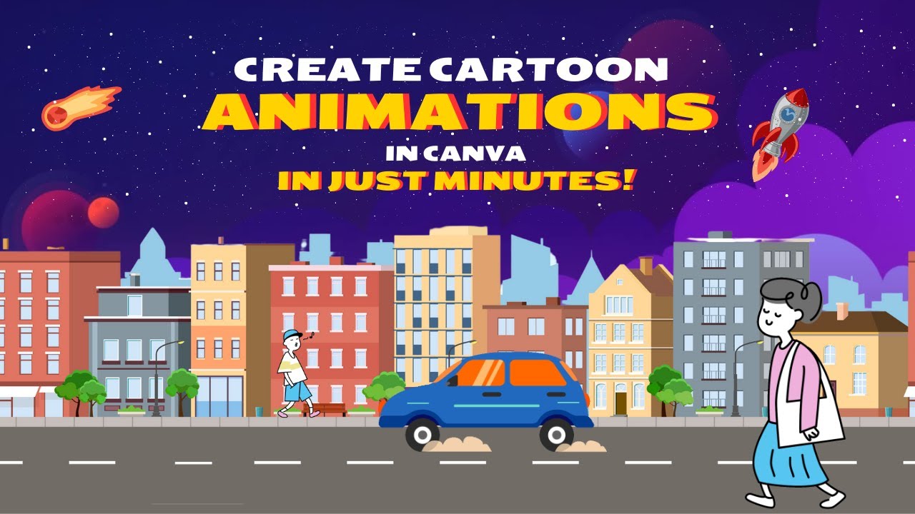 How to Make Cartoon Animation Videos in Canva Easy Canva Tutorial for ...