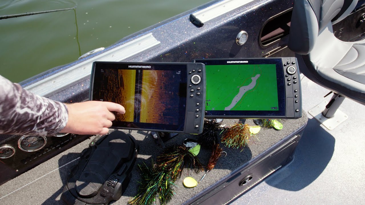 Humminbird Helix 12 Setup for Targeting Summer Time Muskies - YouTube