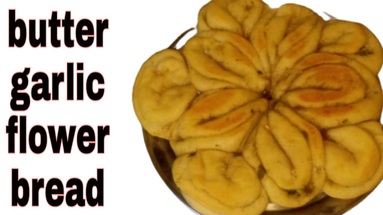 butter garlic flower bread Without oven, garlic bread recipe by Umme ...