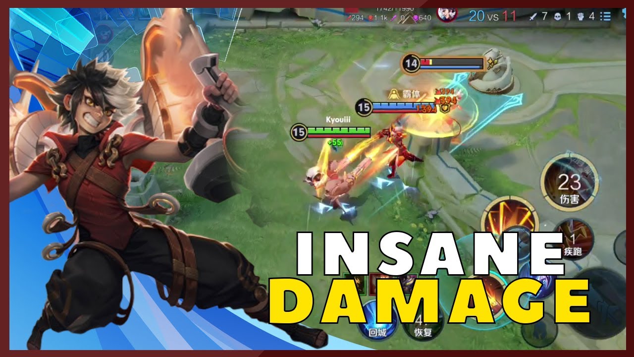 Meng Ya Destructive Firepower | Honor of Kings - YouTube