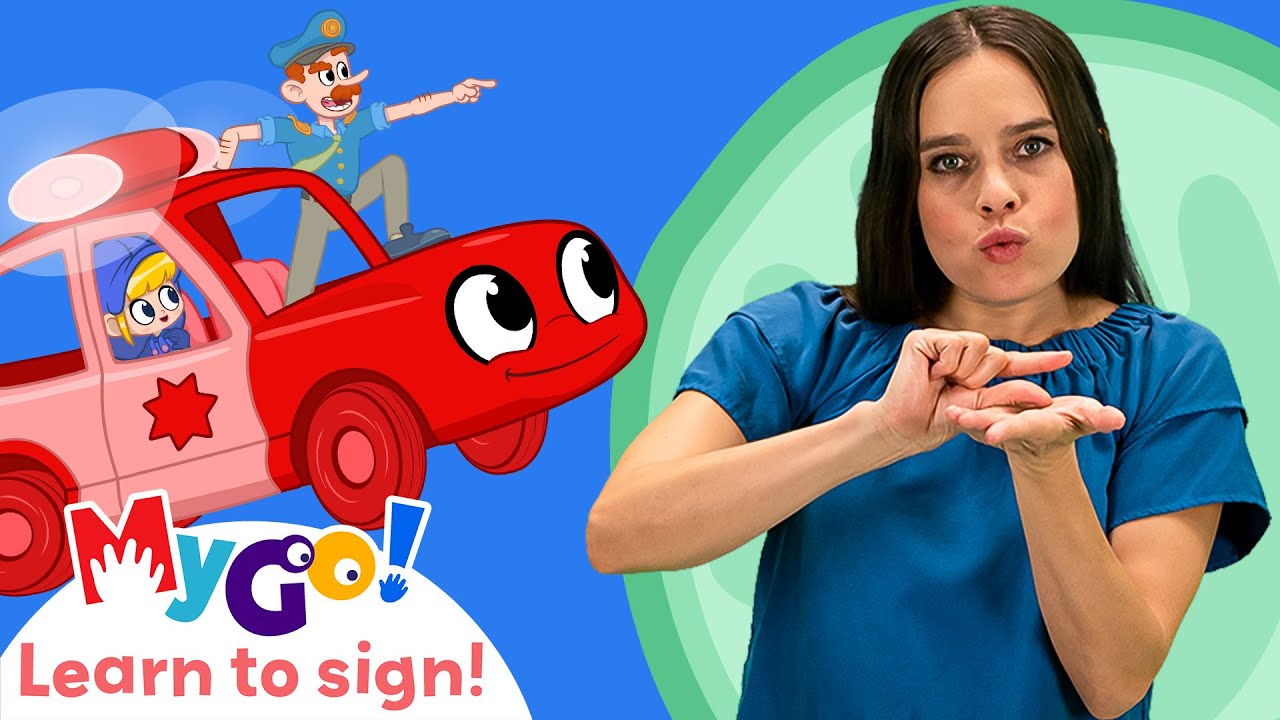 Learn Sign Language with Morphle! | My Red Police Car | MyGo! | ASL for ...