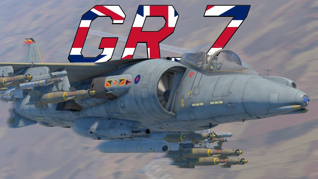Best Multi Role CAS Jet But SubSonicㅣWar Thunder Harrier GR.7ㅣUHQ 4K ...