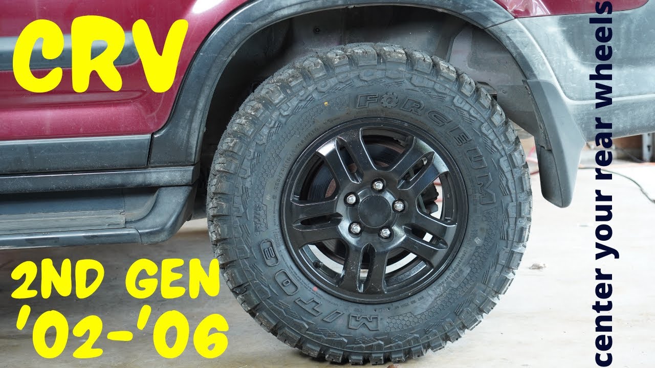 How To Center Your CRV's Rear Wheel: A Step-By-Step Guide - YouTube