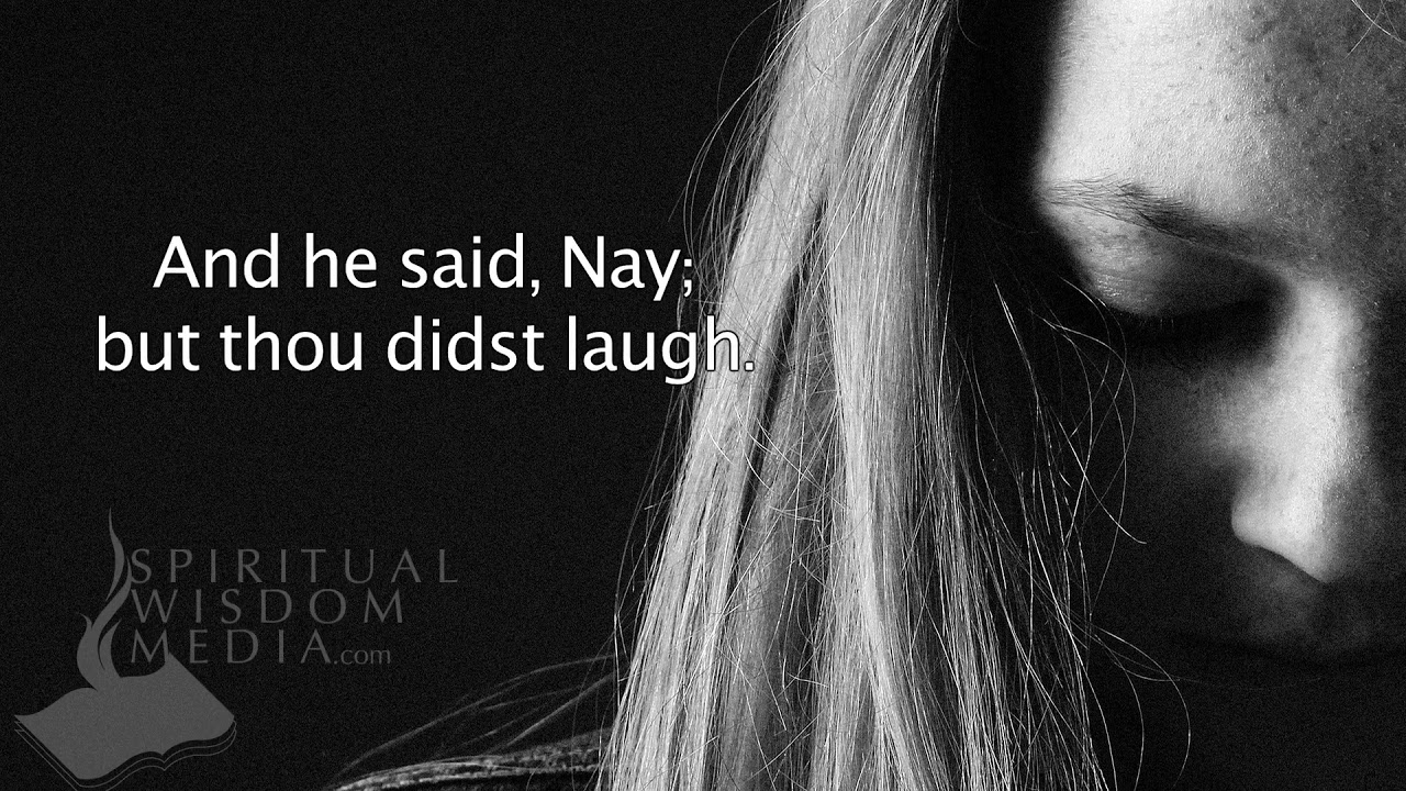 Genesis 18:15 - Then Sarah denied, saying, I laughed not; for she was ...