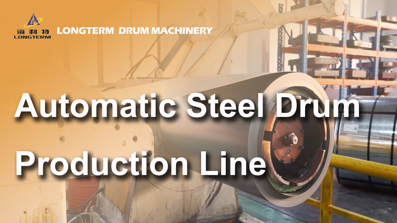 One of the most high-end fully automatic vertical type steel drum ...