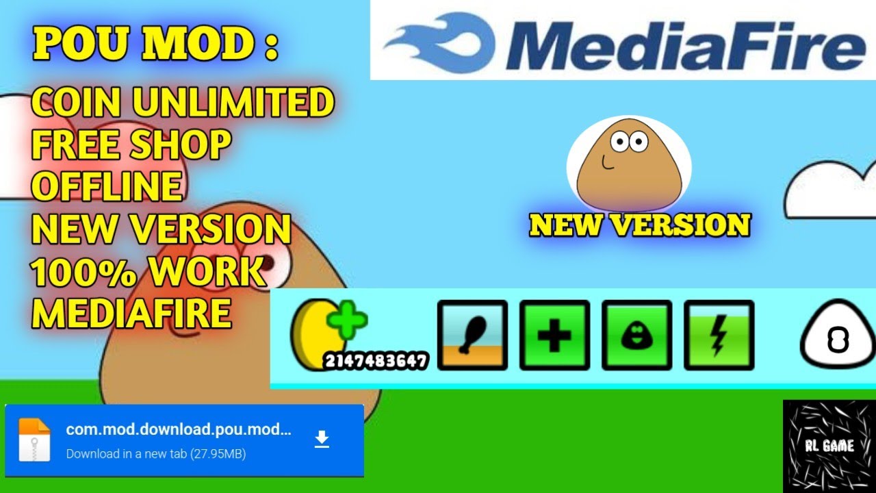 POU MOD APK VERSI TERBARU || #game - YouTube