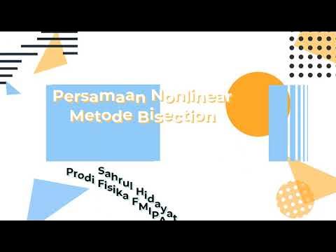 Bisection Method for Root Finding with Excel and Matlab (Bahasa) - YouTube