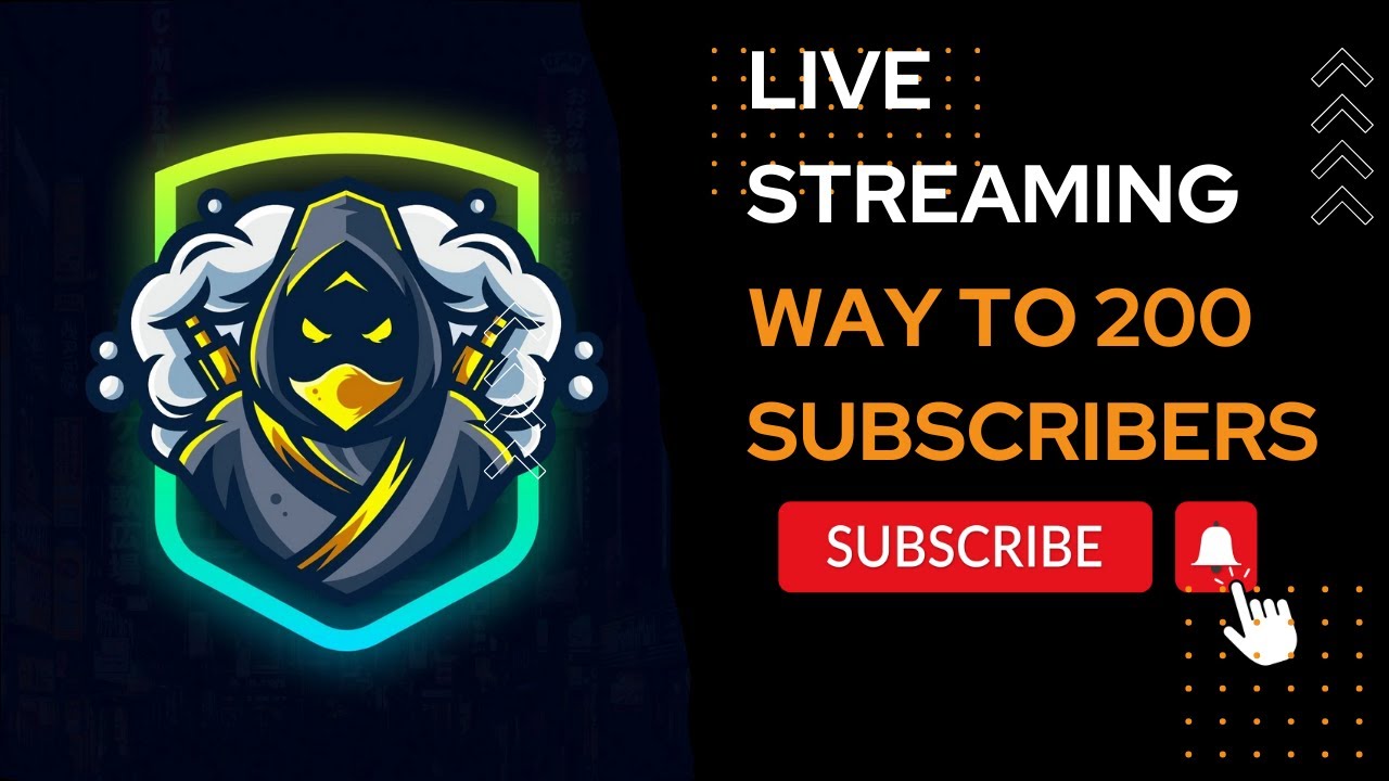 🔴[LIVE] ROAD TO 200 SUBSCRIBERS - YouTube