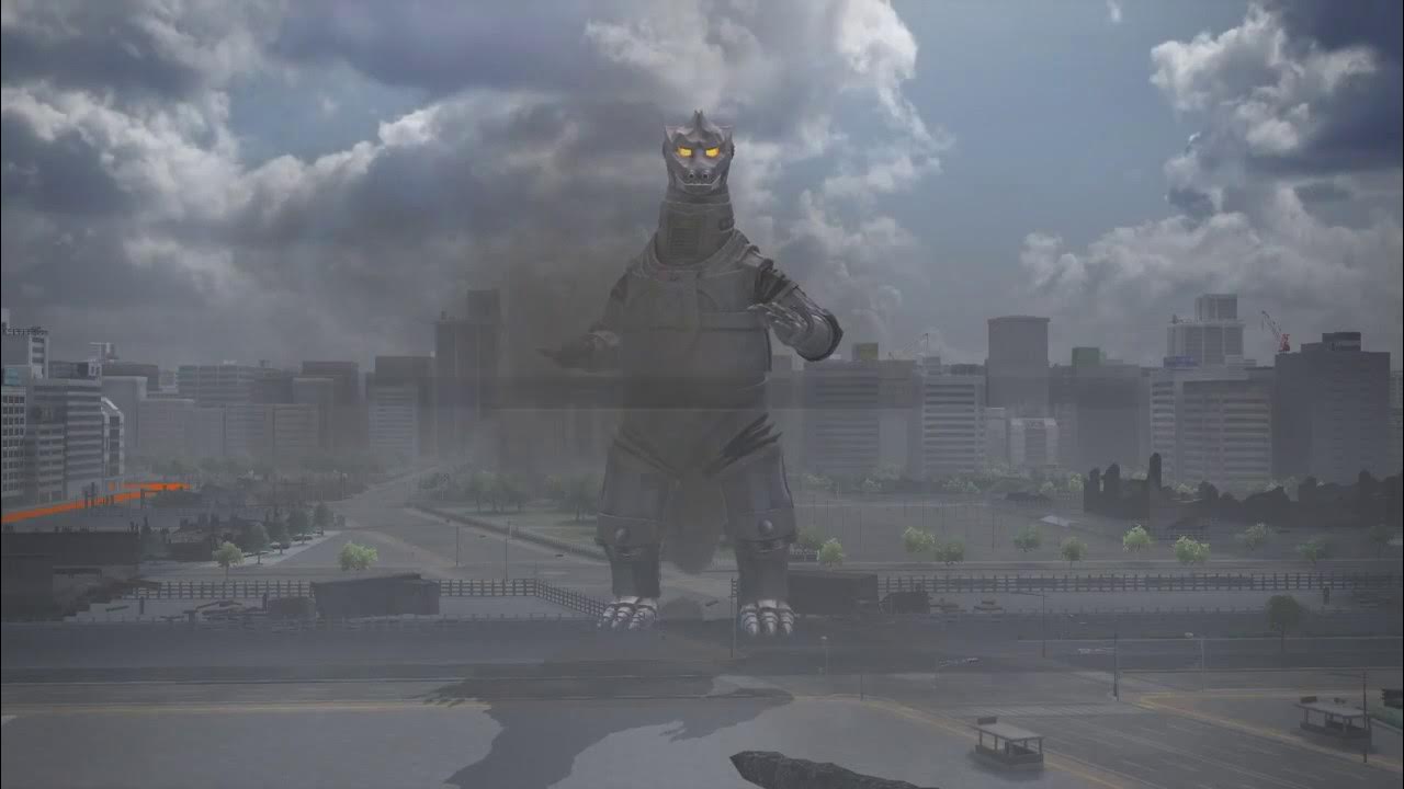 GODZILLA PS4 versus mode: MechaGodzilla vs. Legendary Godzilla vs. Godzilla90's (Spiral) "I'm ...