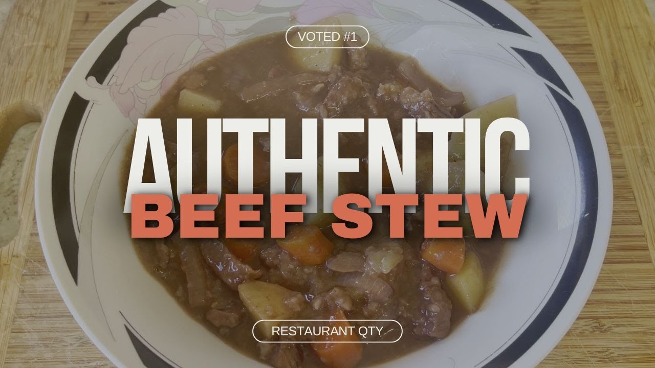 The Ultimate Beef Stew Recipe – Restaurant Style - YouTube