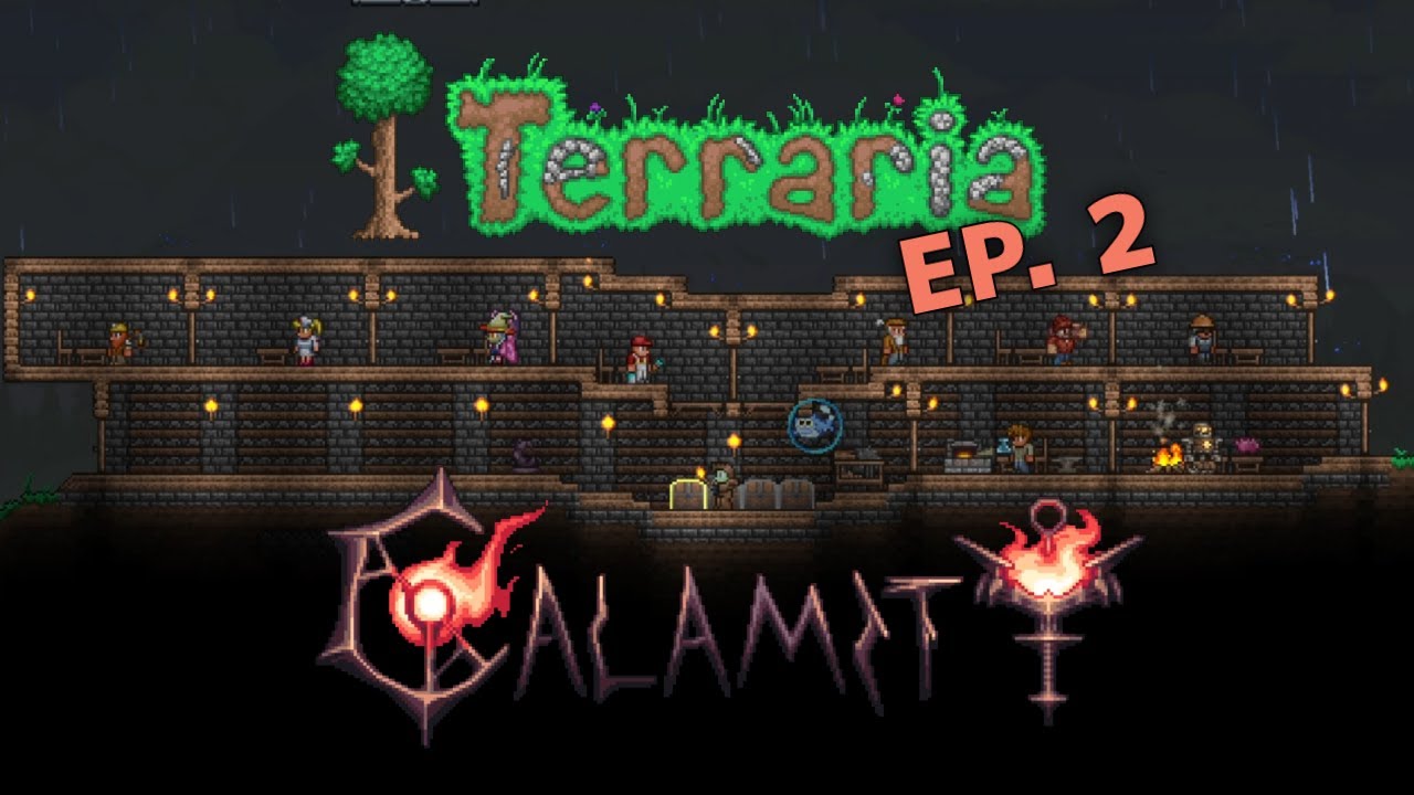 I see why its terraria's HARDEST mod | Terraria Calamity - Ep.2 - YouTube