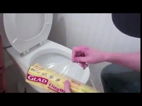 NOTIZIE STRANE #13- LO SCHERZO DEL NASTRO TRASPARENTE SUL WC