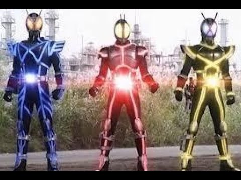 Kamen Rider 555 All Henshin and Finisher