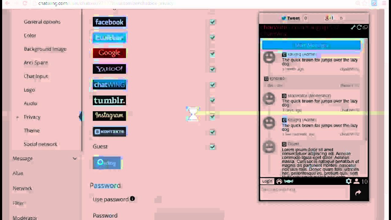 HTC A310e Explorer mobile chat app - YouTube
