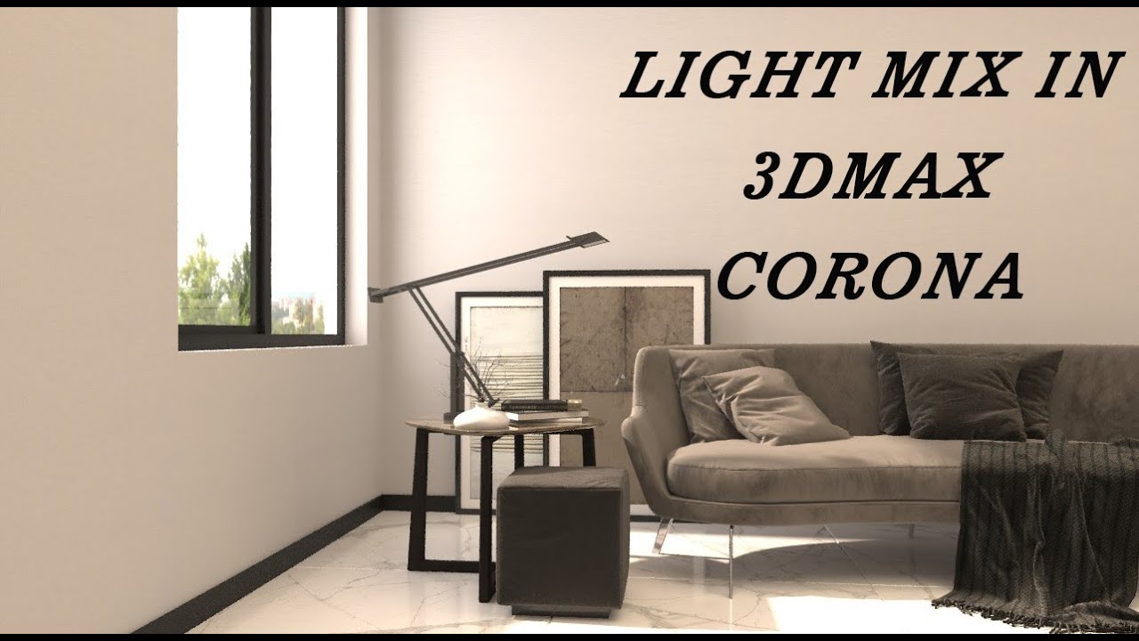 Light Mix setting in 3dmax (corona) - YouTube