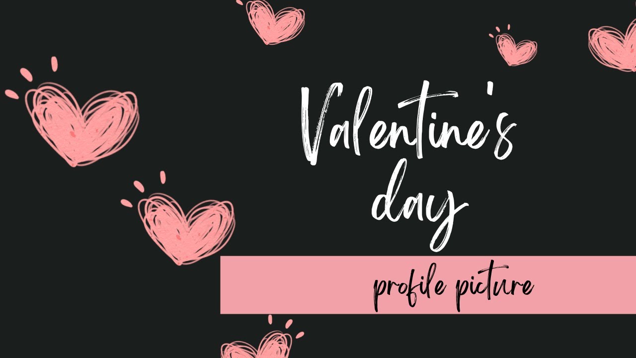 How to make a LOVELY valentines profile picture - YouTube