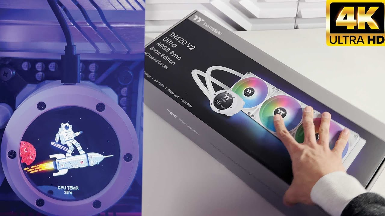Thermaltake TH420 V2 Ultra ARGB Sync AIO Cooler Unboxing The Most ...