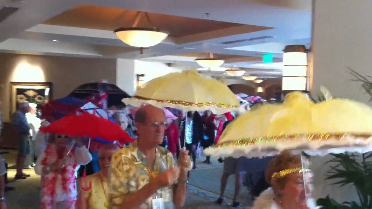 Jazz Festival Parasol Parade - YouTube